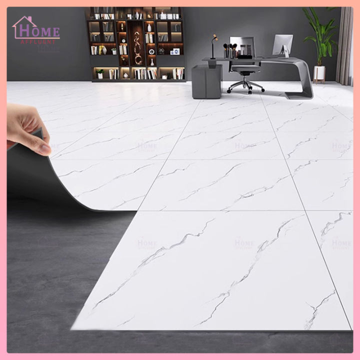 Marble Vinyl tiles 30x30cm PVC Floor Sticker waterproof Self-adhesive ...