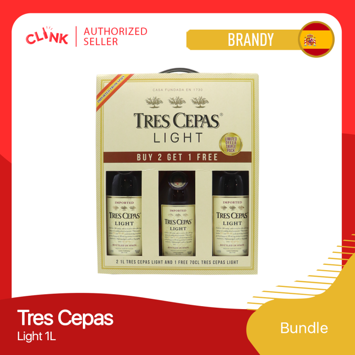 Tres Cepas Light 1L 2 Bottles with Tres Cepas Light 700ml | Lazada PH