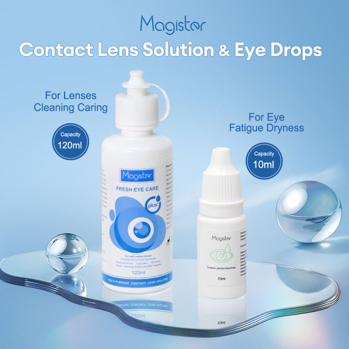 Magister Eye Drops 10ML Contact Lubricant for Dry Eyes Sore Eyes Itchy ...