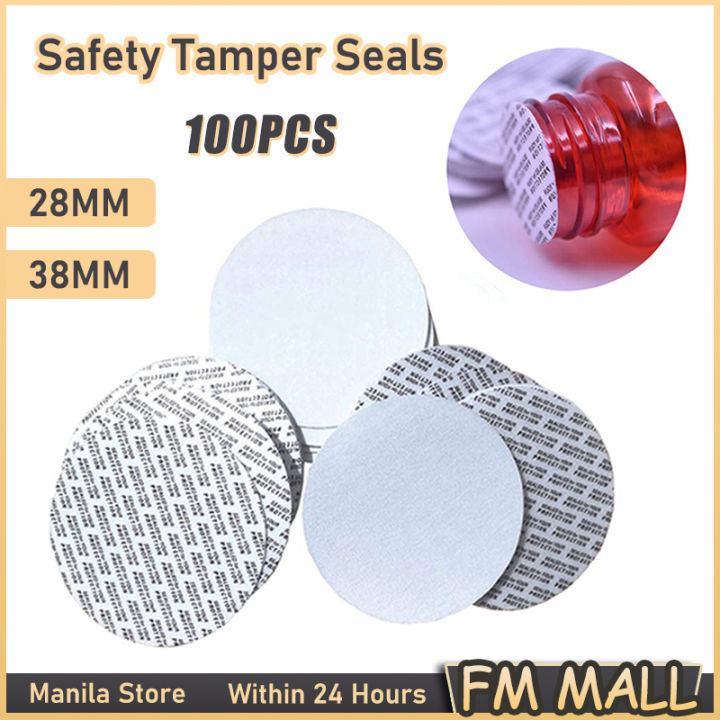 100PCS Self-Adhesive Foam Press Seal Tamper Cap Liners DIY Pressure ...
