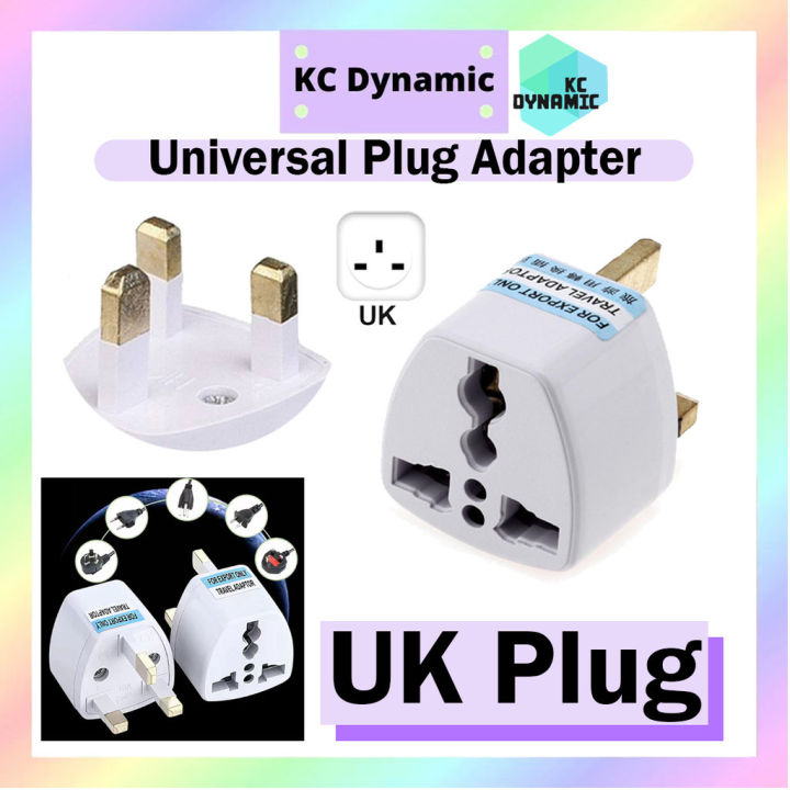 3 Pin Universal Adapter Tourism Conversion Plug 便携出游万能转换头 Universal ...