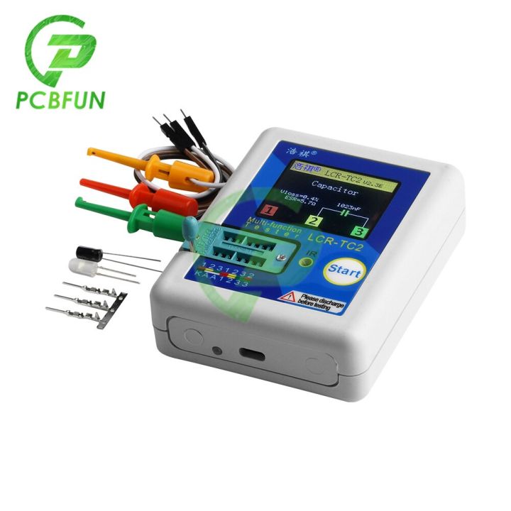 LCR-TC2 Upgraded High-Precision Transistor Tester Multimeter For Diode ...