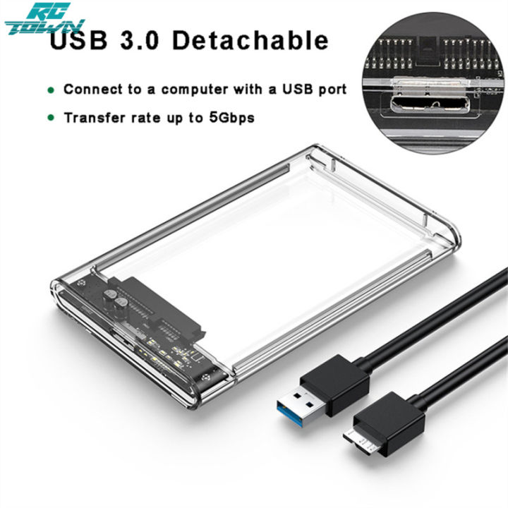 Transparent Hard Drive Box SSD Solid State Mechanical 2.5-inch Laptop ...