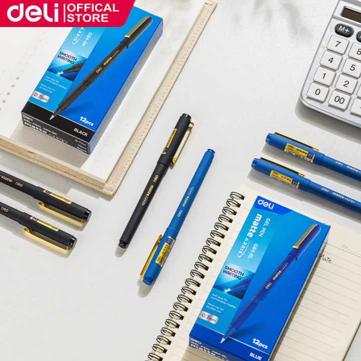 Deli 0.7mm Large Capacity Student Gel Pen Ballpen For School Office ...