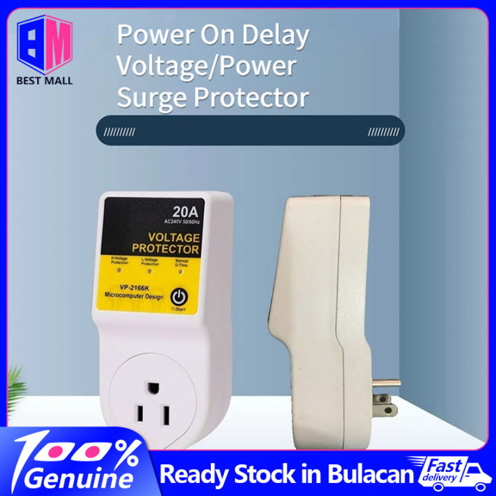 [🇵🇭 Stock&COD] Power On Delay Voltage Power Surge Protector 3500W 20A ...
