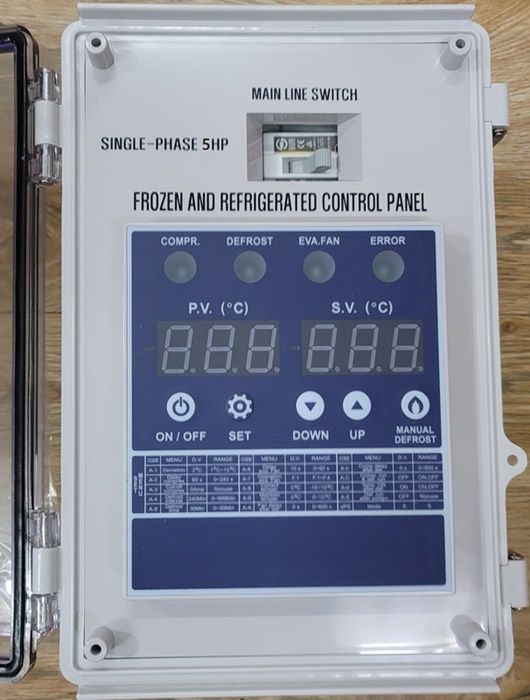 URIEL Control Panel, Single phase 5HP,UCC-MT25, Blast freezer Control ...