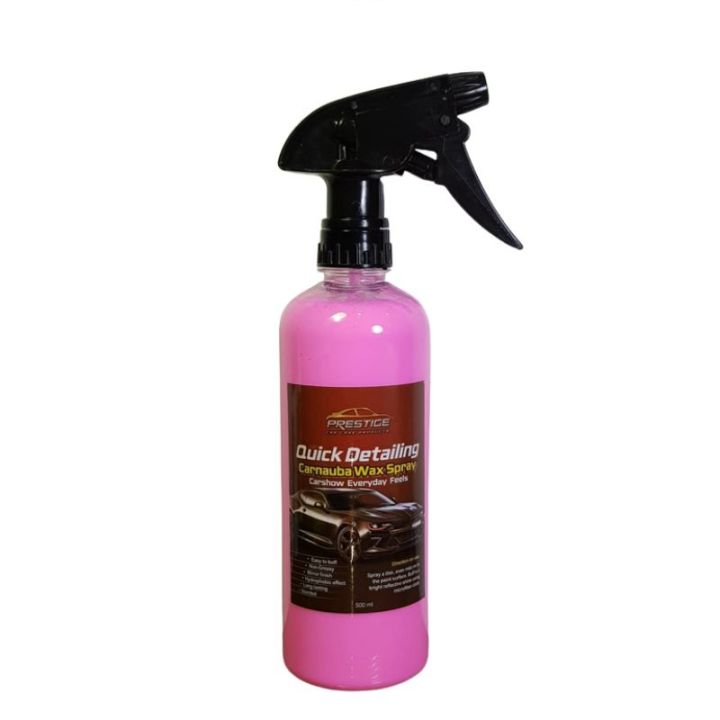 500ml Prestige Quick Detailing Carnauba Wax Spray Easy to Buff Non ...