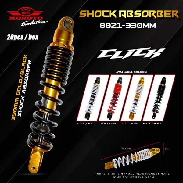 Rear Shock 330mm - Honda Click | Lazada PH