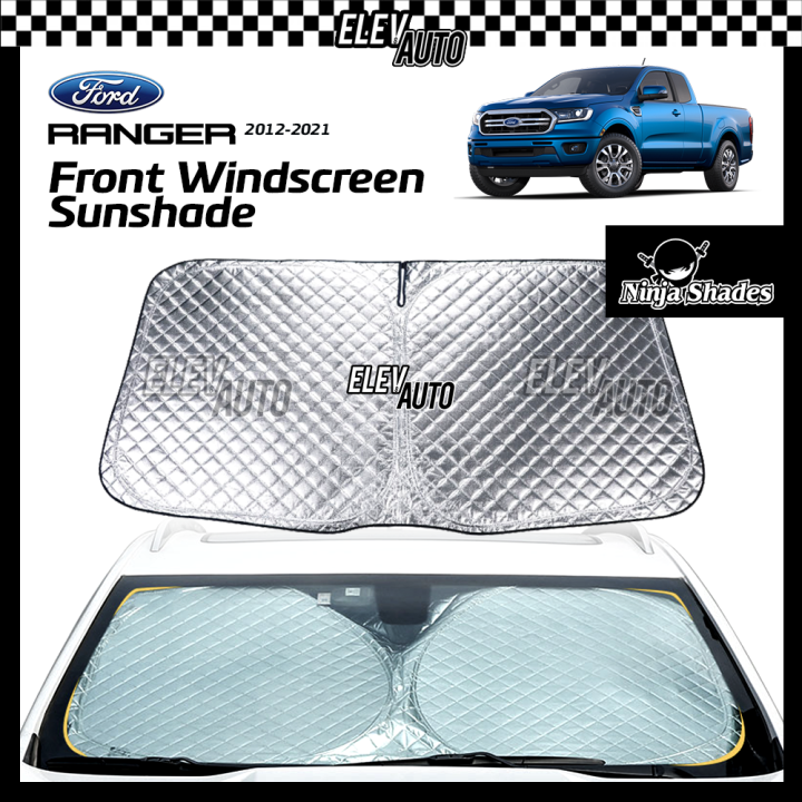 Ford Ranger T6 T7 Raptor 2014 - 2021 Custom Fit Front Windscreen ...