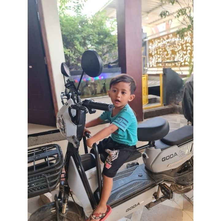 Kursi Boncengan Anak Sepeda Listrik Depan kuat 50kg full besi | Lazada ...