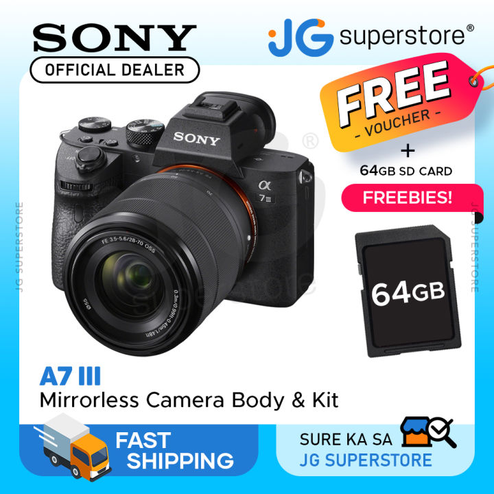 Sony Alpha A7 III Mirrorless Digital Camera Body and Kit with E-Mount ...