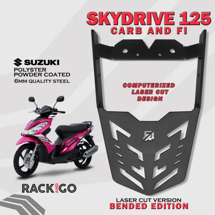 Suzuki Skydrive 125 Top Box Bracket - Fi/Carb (CNC Laser Cut ...