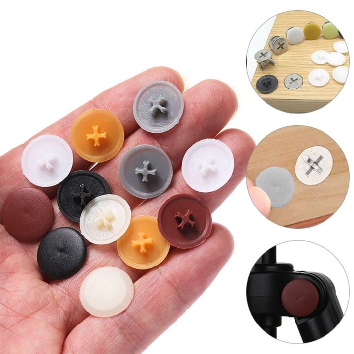 TRYANY Plastic Round Nuts Covers Car Home Decor Bolts Exterior Nail ...