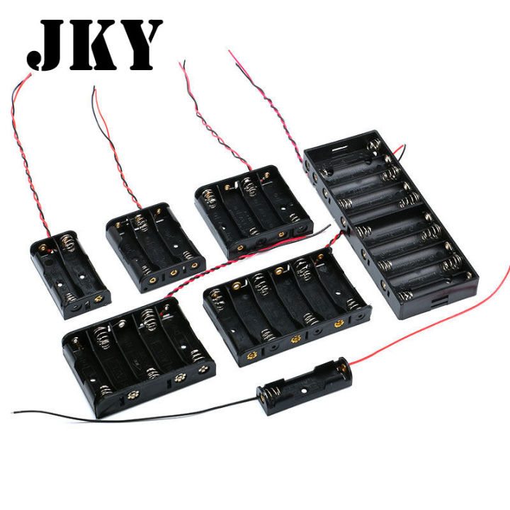 Aa battery box Aa LR6 HR6 battery holder storage box 1/2/3/4/6/8 slot ...