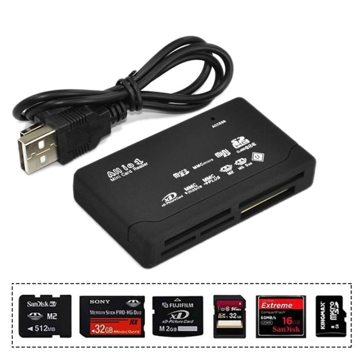 Universal USB Reader All in One Memory Card Reader Mini External SD ...