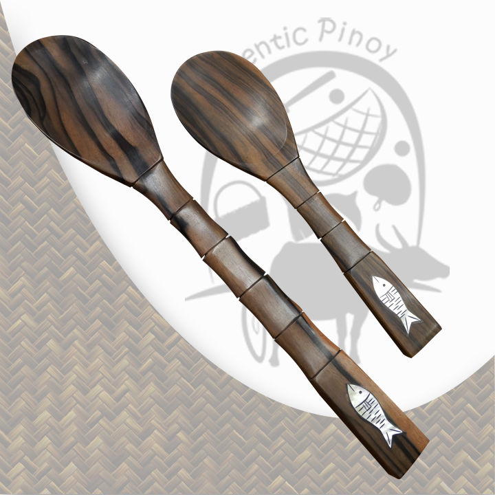 Wooden Spatula / Sandok made from SOLID KAMAGONG WOOD | Sandok na gawa ...