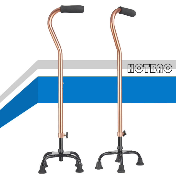 Heavy Duty Universal Medical Quad Walking Cane Stick 4 Legs | Lazada PH