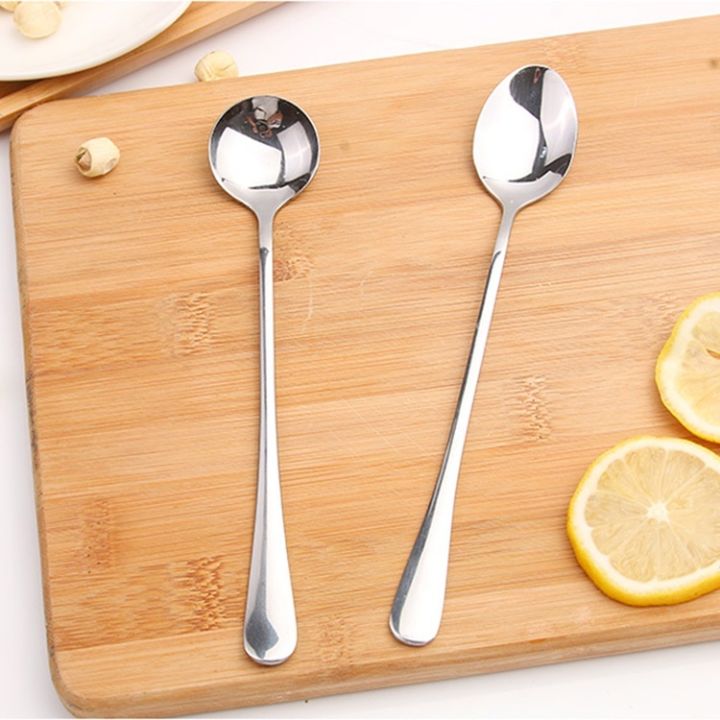 Combo 3 Muỗng Inox Cà Phê Cán Dài 2320 (19,5cm). Thìa pha sinh tố inox ...