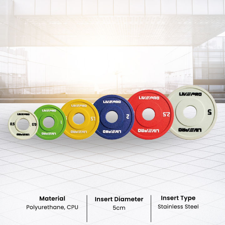 Livepro Urethane Colored Change Plate (0.5 - 5Kg) | Lazada Singapore