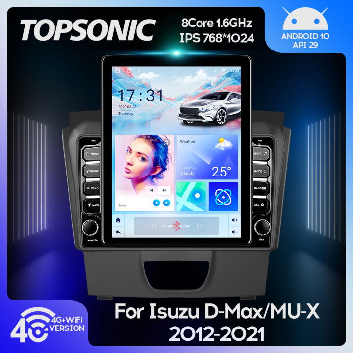 TopSonic 9.7inch Android 8Core IPS Vertical Screen Car Raido Audio ...
