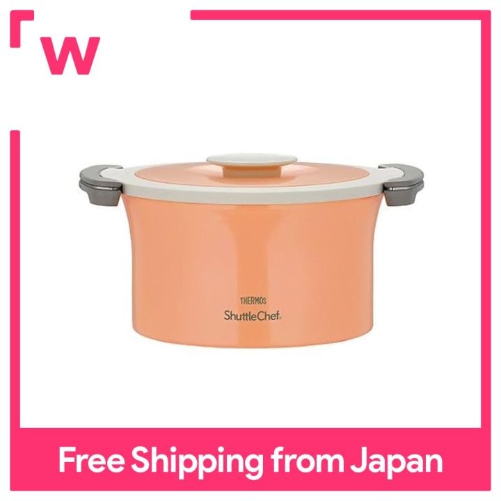 Thermos Vacuum Thermal Insulation Cooker Shuttle Chef 3.0L Carrot KBE ...