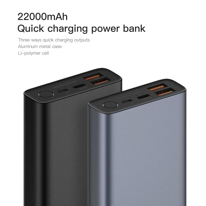 Eloop E37 แบตสำรอง 22000mAh QC3.0 | PD 18W Power Bank ชาร์จเร็ว Quick ...