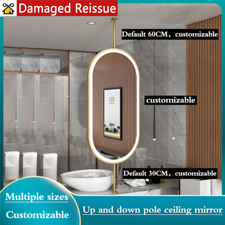 Bathroom Mirror LED Smart Mirror Hotel Mirror Living Room 3-colors ...