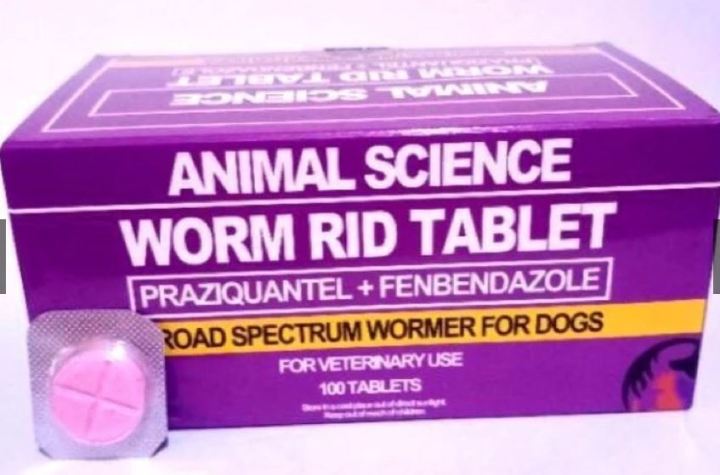 Animal Science Worm Rid Dewormer tablet for DOG (SOLD PER 1 TABLET ...
