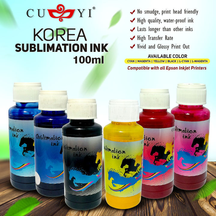PaperCornerPh - CUYI Korea Sublimation Ink 100ml , Anti-Clogged Ink (C ...