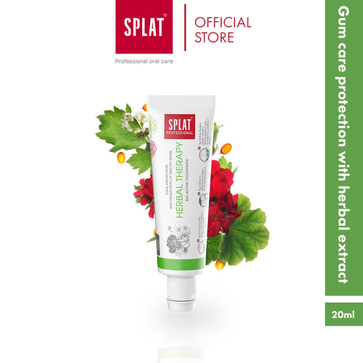 SPLAT Professional Herbal Therapy Toothpaste [20ml] EXP SEP 2026 | Lazada