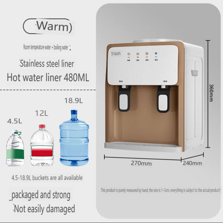 Water Cooler Dispenser, 3 Temperature Settings, Top Loading Water ...