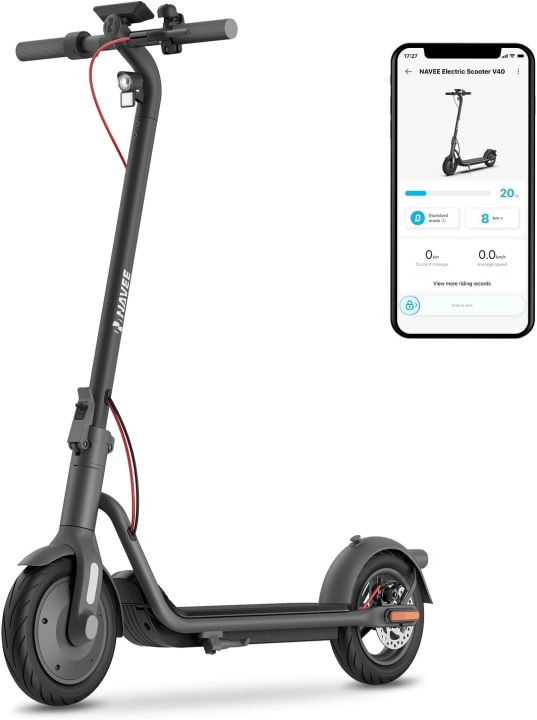 【PRE-ORDER】 NAVEE V40 Foldable Electric Scooter – 40km Long Range, 700W ...