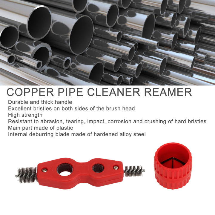 Copper Pipe Cleaner Kit Handle Excellent Bristles High Strength Plastic ...