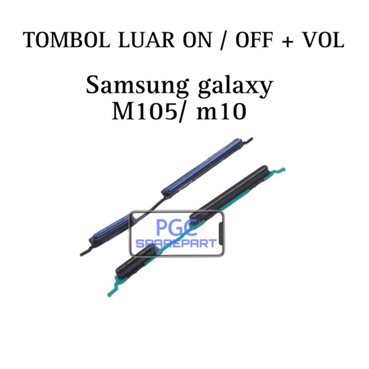 Tombol 1 set Power On Off Volume Samsung M10 M105 - Button Plastik ...