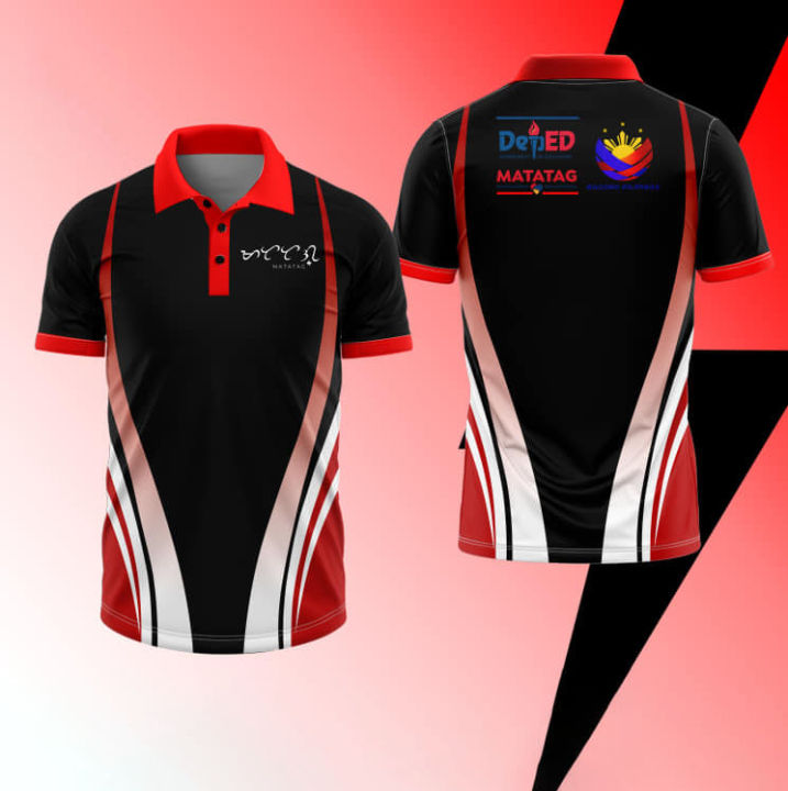 DEPED MATATAG UNIFORM SUBLIMATION POLO SHIRT FOR MEN AND WOMEN CODE:PL ...
