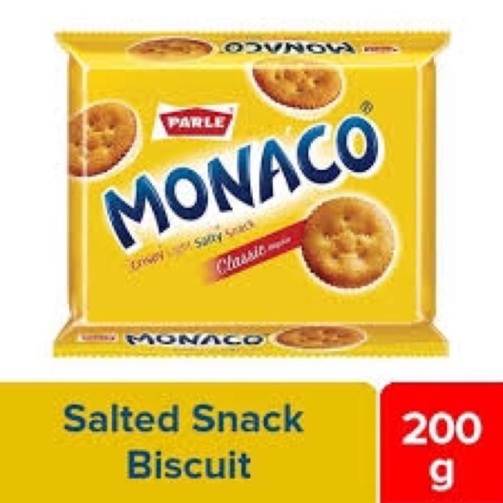 Indian Snack ขนมอินเดีย🔹 (x2) Parle Monaco Biscuit 200g | Lazada.co.th