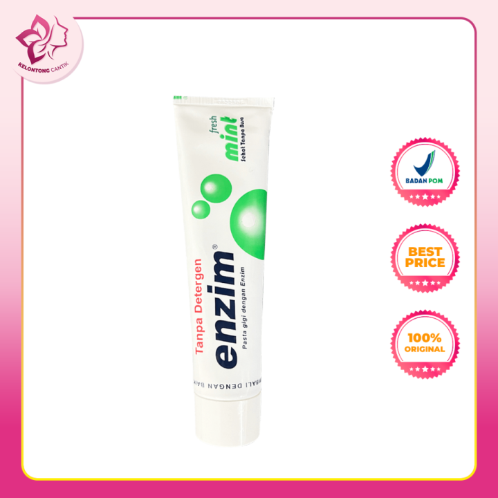 Enzim Pasta Gigi Enzim Fresh Mint Original 42gr / 63gr / 124gr / 160gr ...