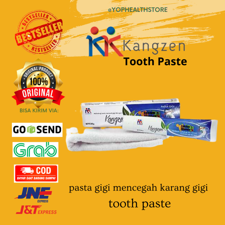 Pasta Gigi Mencegah Karang Gigi atau Plak Gigi Kangzen Tooth Paste KK ...