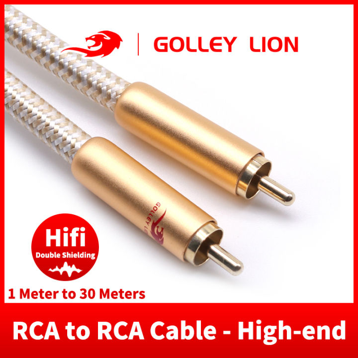GOLLEY LION RCA Male to Male Digital Coaxial Audio Cable for TV DVD ...