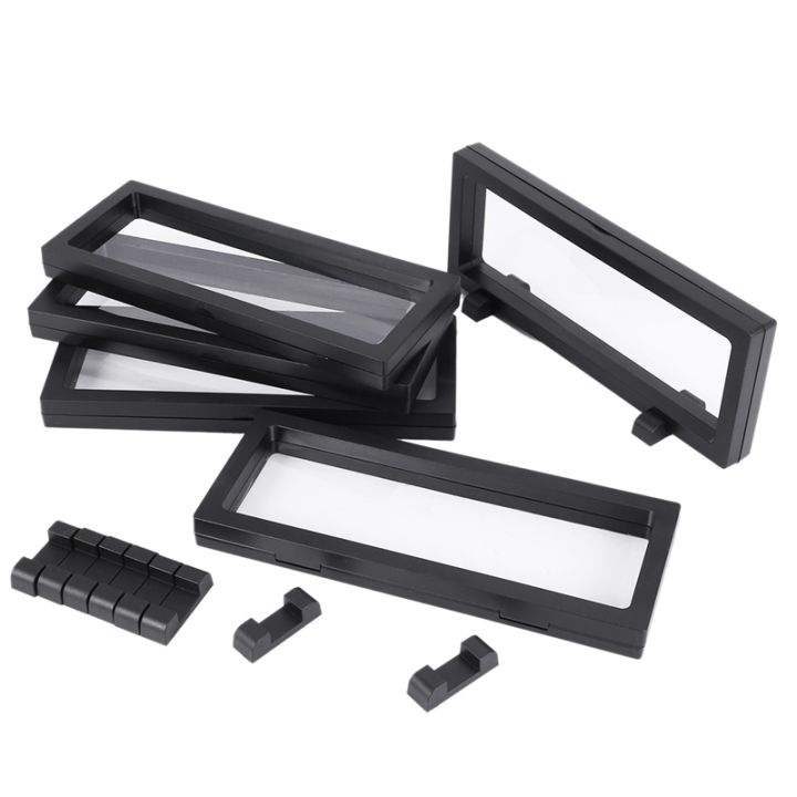 5-Piece Set Of 3D Display Cases - Transparent Plastic Display Frames ...