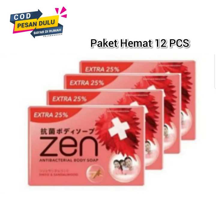 PROMO 12 PCS Sabun Zen / Sabun Mandi Batang / zen sabun batang ...