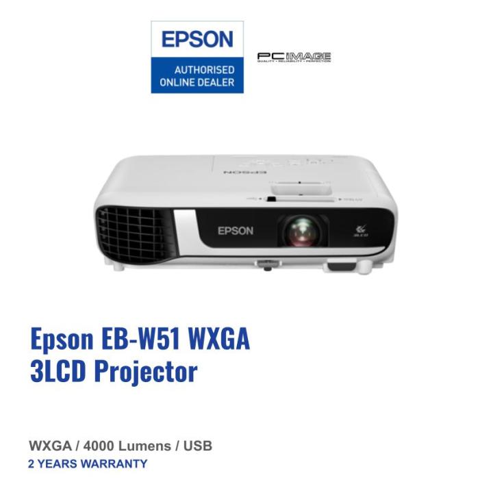 EPSON EB-W51 WXGA 3LCD Projector | Lazada