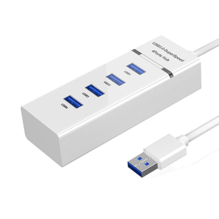 Hi-Speed 4 Port USB 3.0 Multi HUB Splitter Expansion 5Gbps Adapter ...