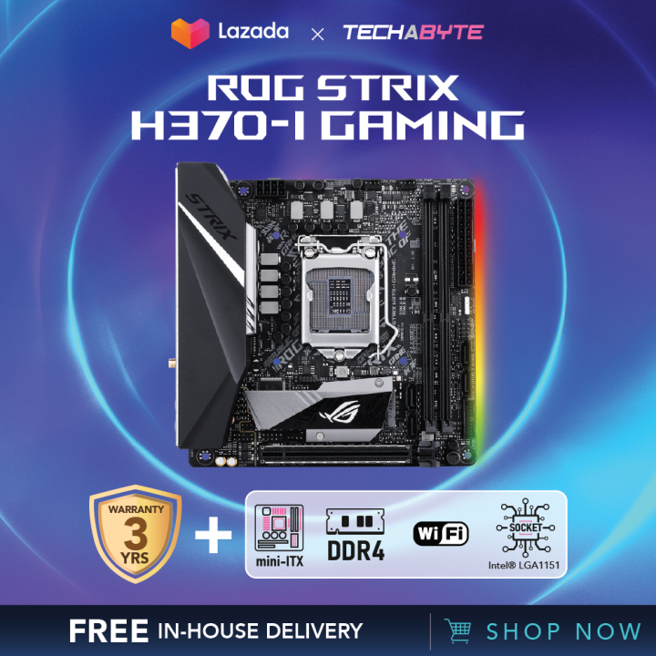 Asus ROG STRIX H370-I | Intel H370 | Mini-ITX | Gaming Motherboard ...