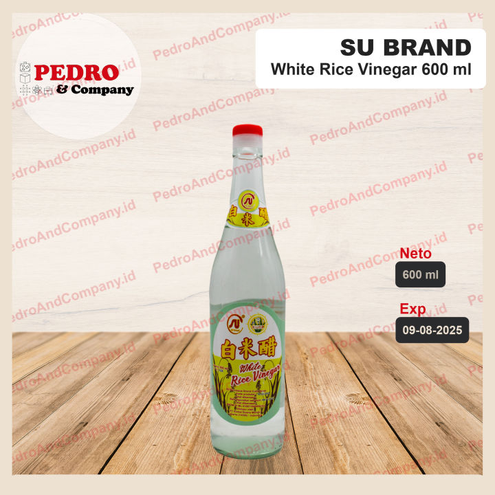 SU brand rice white vinegar 600 - cuka beras putih | Lazada Indonesia
