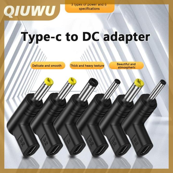 QIUWU USB C PD To DC Power Connector Universal 5 9 12V Type C To DC ...