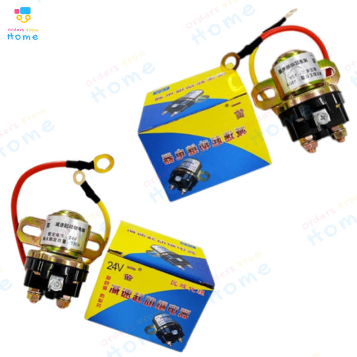 12V 24V 150A Car High Power Starting relay Truck Current Start Relay ...
