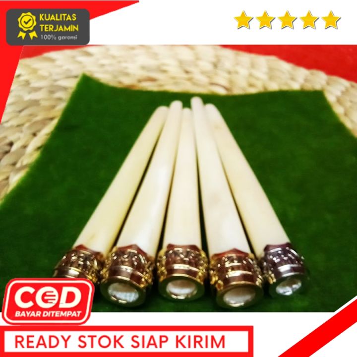 PIPA ROKO IGA DUYUNG TULANG ASLI RING ALPAKA | Lazada Indonesia