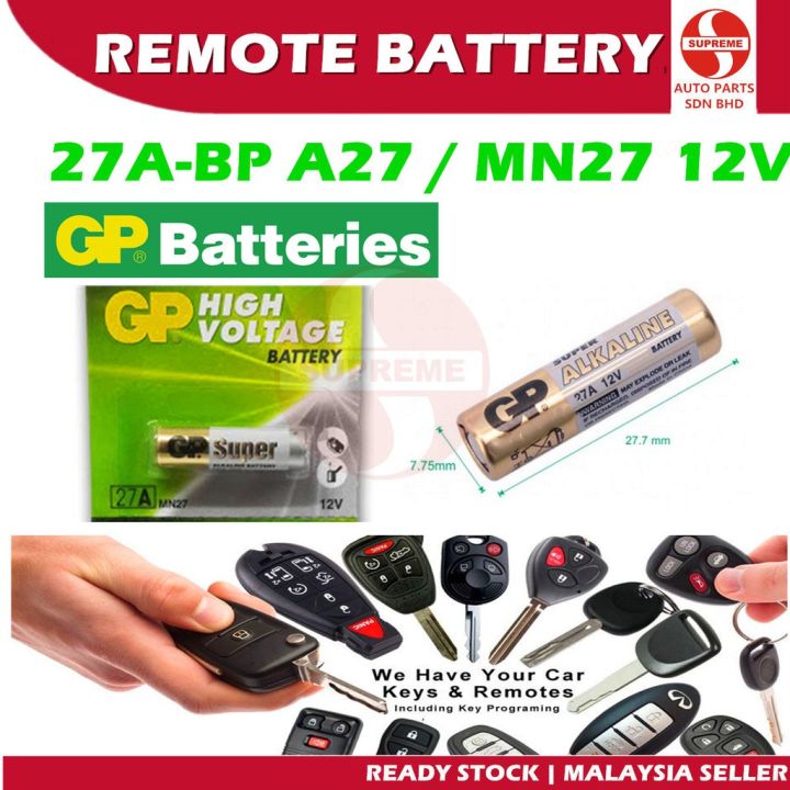 Alarm Remote Control Calculator Auto Gate Home Car 27A-BP A27 MN27 12V ...