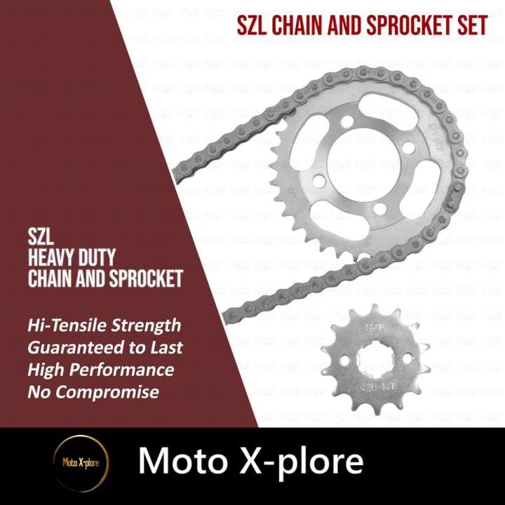 SZL CHAIN AND SPROCKET SET 14T FOR TMX 155 120 L-42T | Lazada PH